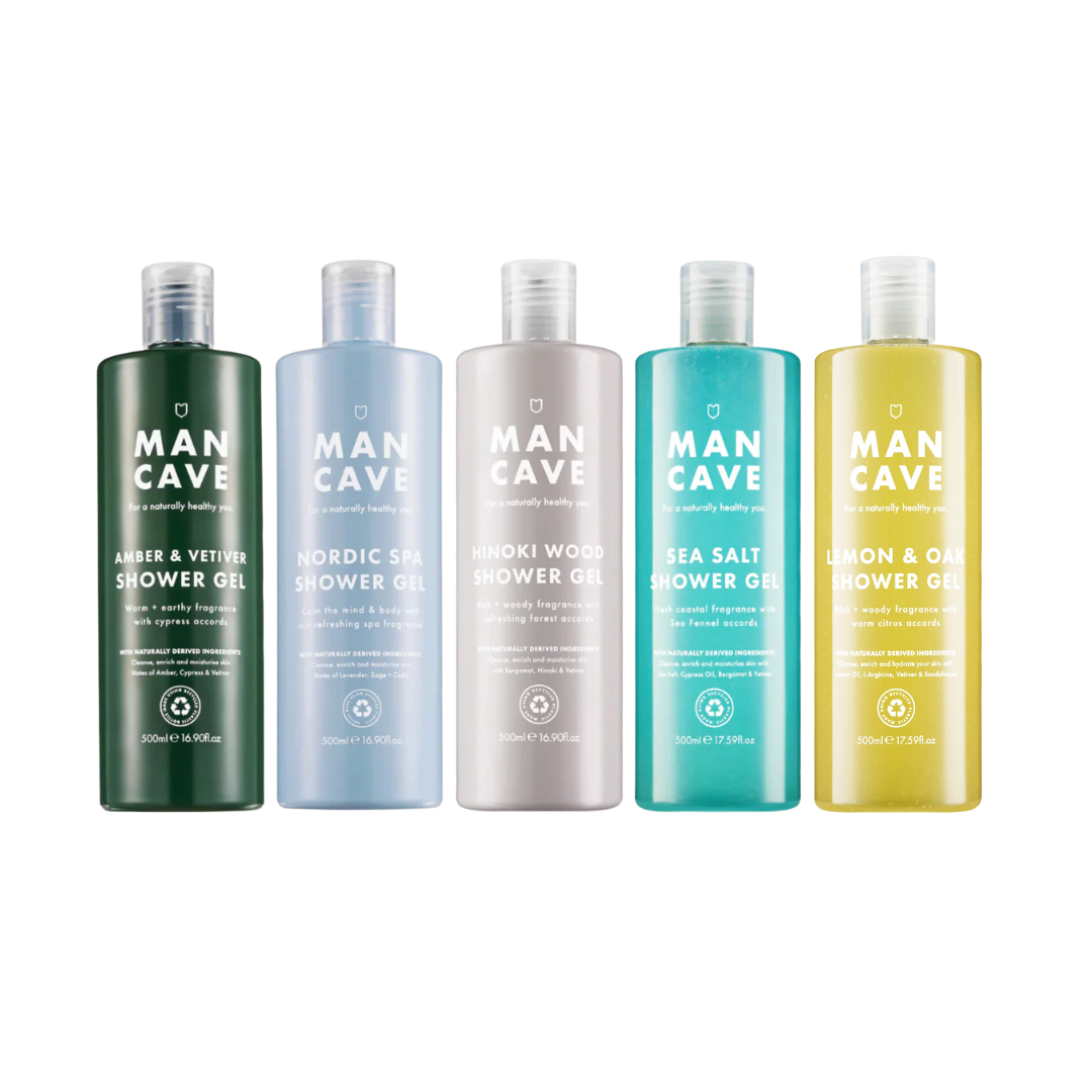 Luxurious Shower Gel Fragrance Gift Set - Aromatherapeutic Scents – ManCave
