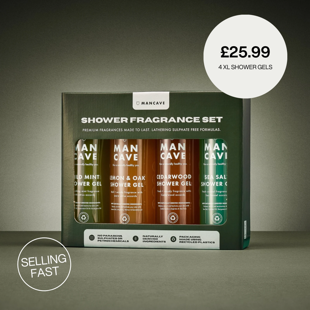 Luxurious Shower Gel Fragrance Gift Set - Aromatherapeutic Scents – ManCave