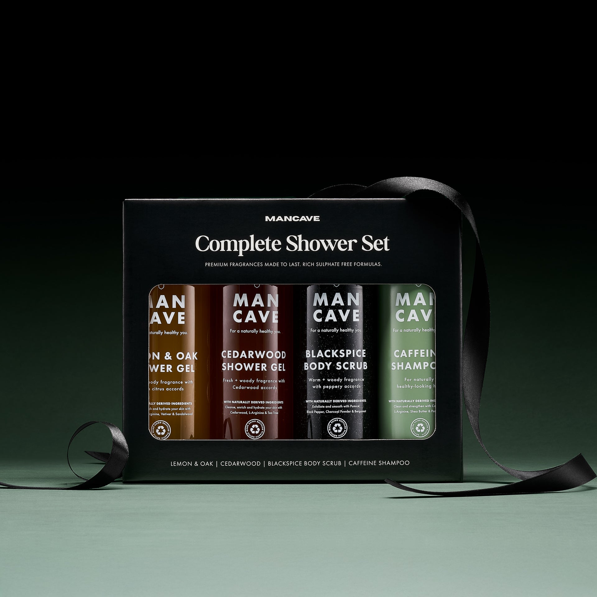 Luxurious Shower Gel Fragrance Gift Set - Aromatherapeutic Scents – ManCave