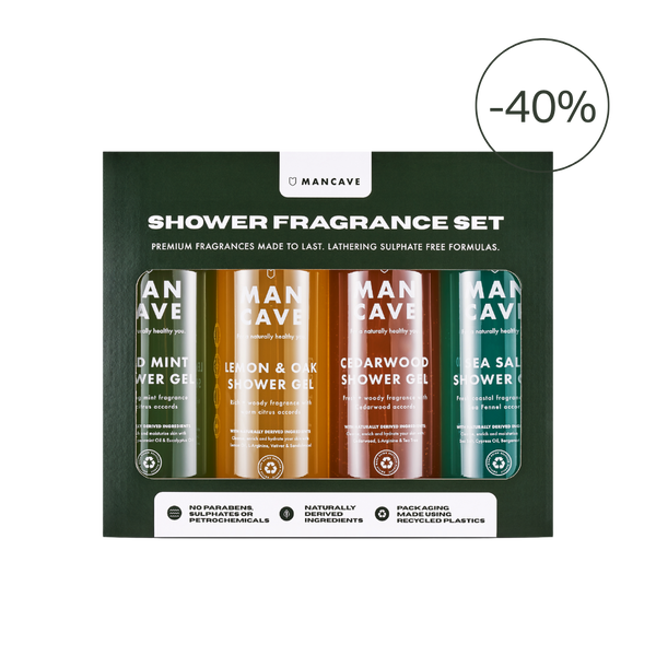 Luxurious Shower Gel Fragrance Gift Set - Aromatherapeutic Scents – ManCave