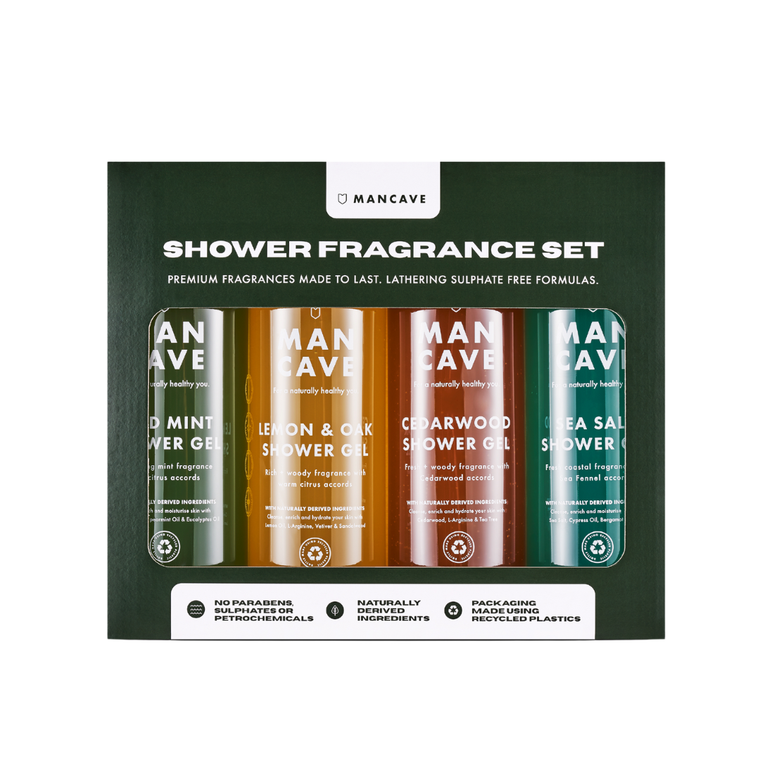 Luxurious Shower Gel Fragrance Gift Set - Aromatherapeutic Scents – ManCave