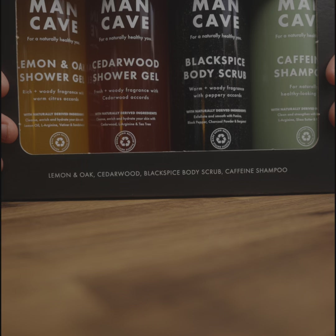 Luxurious Shower Gel Fragrance Gift Set - Aromatherapeutic Scents – ManCave